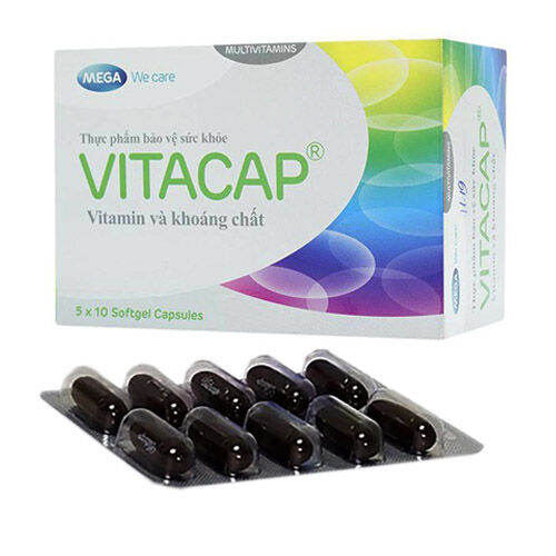 Vitacap, bổ sung vitamin và khoáng chất giúp hồi phục sức khỏe ( Hộp 5 ...