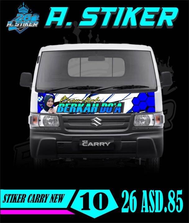 Stiker Depan Stiker Kabin Depan NEW CARRY Sticker Print Sticker Custom ...