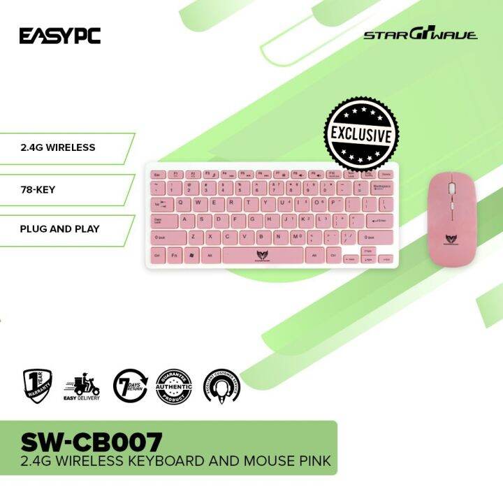 EasyPC | STARWAVE SW-CB007 2.4g 2.4G Wireless 78-Key Plug and Play ...