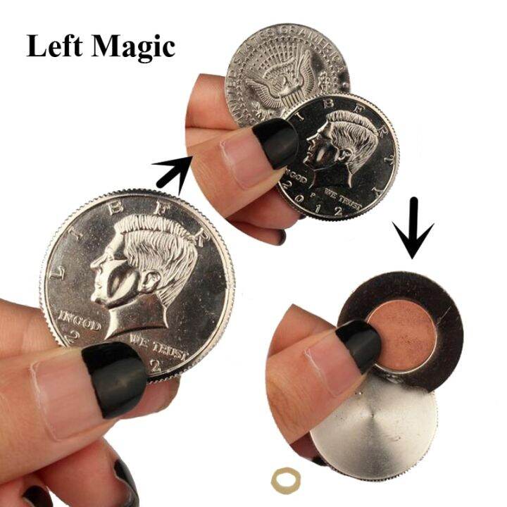 Special Magnetic Flipper Coin Butterfly Coin Magic Tricks Money Magic ...