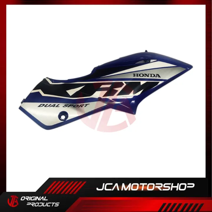 ORIGINAL HONDA MAIN PIPE SIDE COVER (RIGHT) FOR XRM 110 - BLUE | Lazada PH