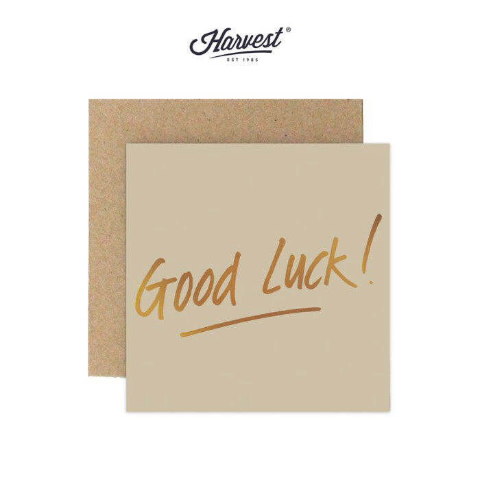 Kartu Ucapan / Greeting Card Harvest Loving Wishes - Good Luck | Lazada ...