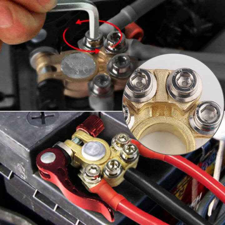Futrue:1.The quick disassembly handle of car battery terminals adopts ...