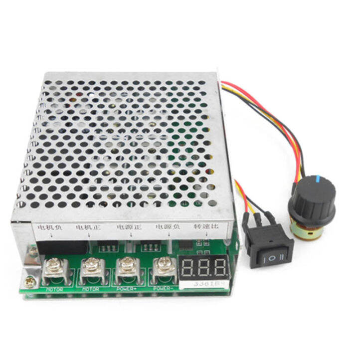 DC 10-55V 100A 3000W Motor Speed Controller Reversible PWM Control ... DC 10-55V 100A 3000W Motor Speed Controller Reversible PWM Control ...