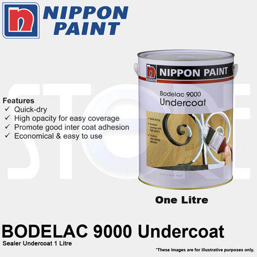 Nippon Paint BODELAC 9000 Undercoat 1 Litre | Lazada Singapore