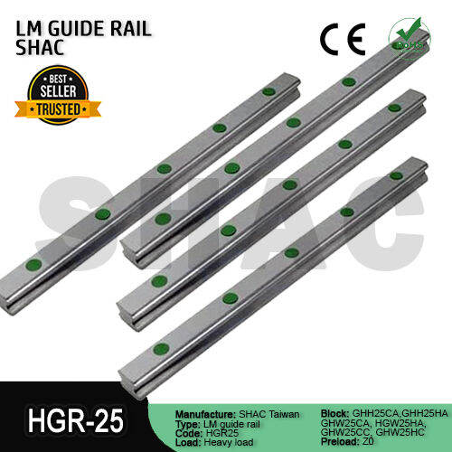 GHR25/HGR25 linear guide rail - Original SHAC Taiwan (Price/cm ...