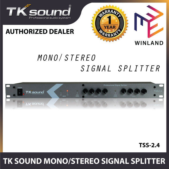 Tk Sound by Winland Professional Equipment 8 Channel Stereo Mono Audio ...