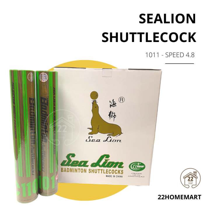 Sealion C1101 Gold Shuttlecock 100% Original 【NEW STOCK】Bulu Tangkis ...