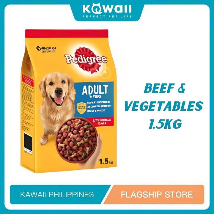 PEDIGREE Dry Beef & Vegetable 1.5kg/3kg | Lazada PH