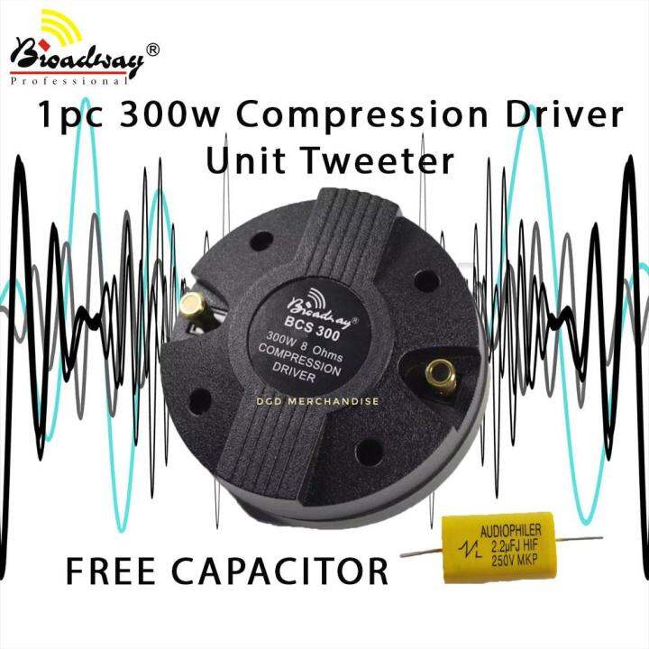 300w Broadway Pure Titanium Diaphragm Compression Driver Unit 300watts ...