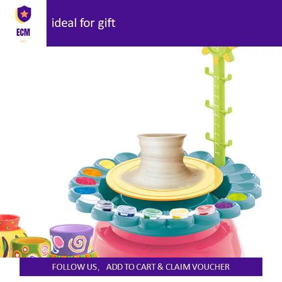 Sunflower Pottery Machine maker DIY Air dry sculpting clay and carft ...