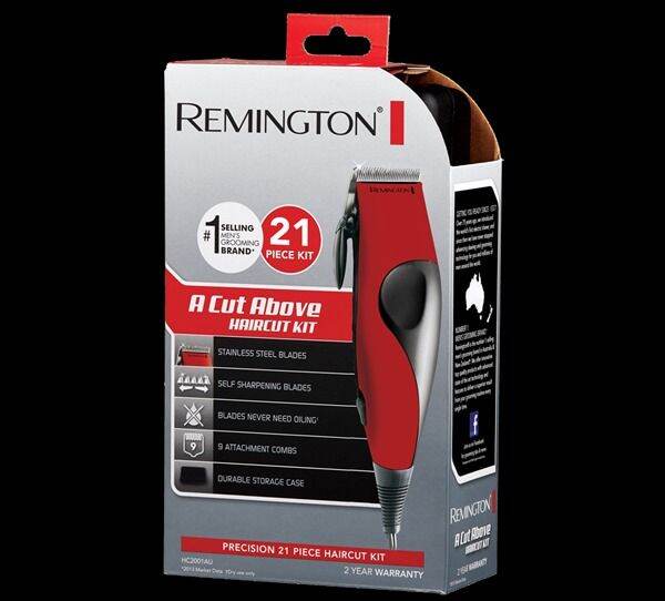 Remington A Cut Above Haircut Kit (Red) hair trimmer hair cutter ...