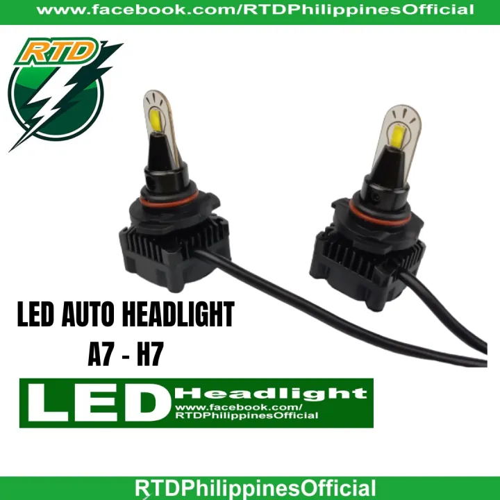 ORIGINAL RTD LED AUTO HEADLIGHT A7 | RTD PHILIPPINES OFFICIAL | Lazada PH