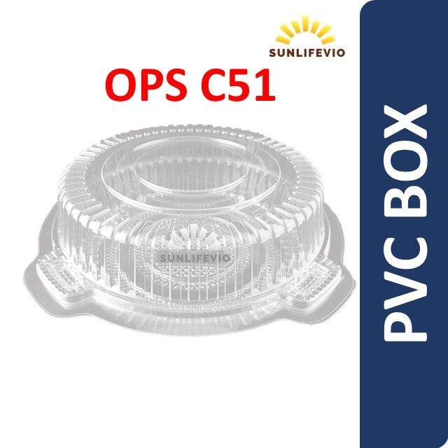 FOOD GRADE ROUND PVC BOX 7" | CHIFFON CAKE PVC BOX OPS-C51 | Lazada