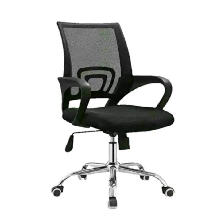 Kursi Kantor Jaring Bangku Kerja Staf Hidrolik Roda Kaki Besi / Staff ...