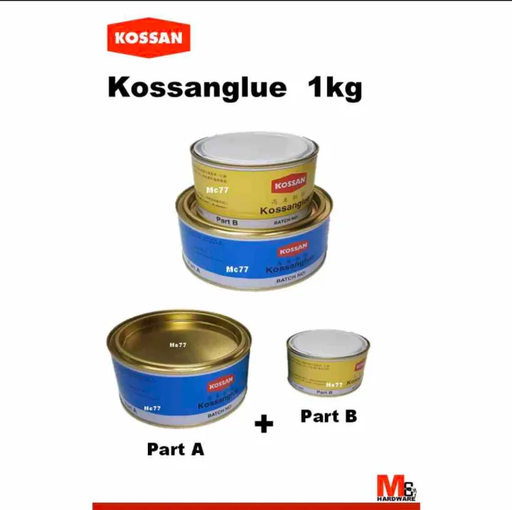 Kossan Glue 1 SET 1KG | Lazada