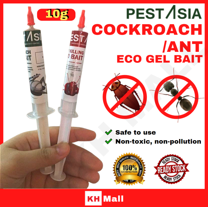 PEST ASIA Ant Eco Gel Bait, 10g [Ant Killer] PEST ASIA Cockroach Eco Gel Bait, 10g [Cockroach ...