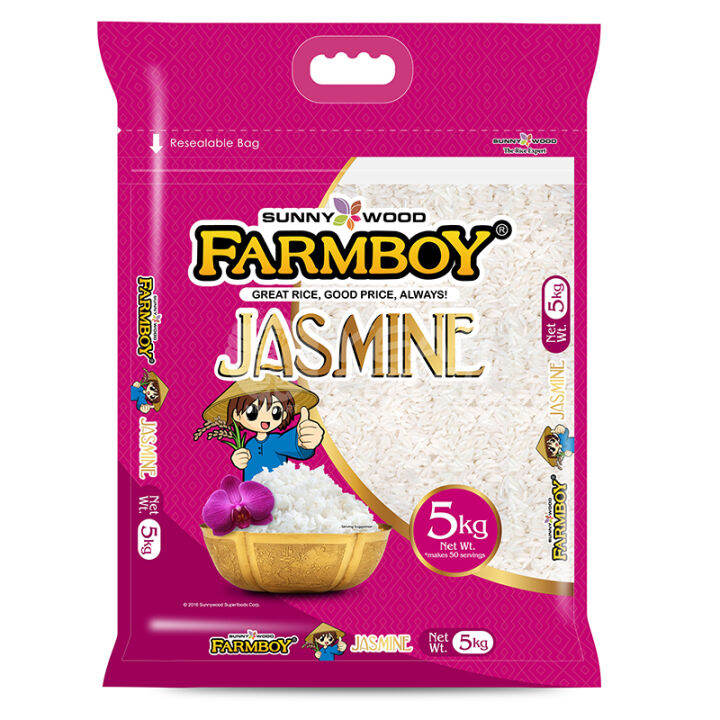 Farmboy Jasmine Rice 5kg | Lazada PH