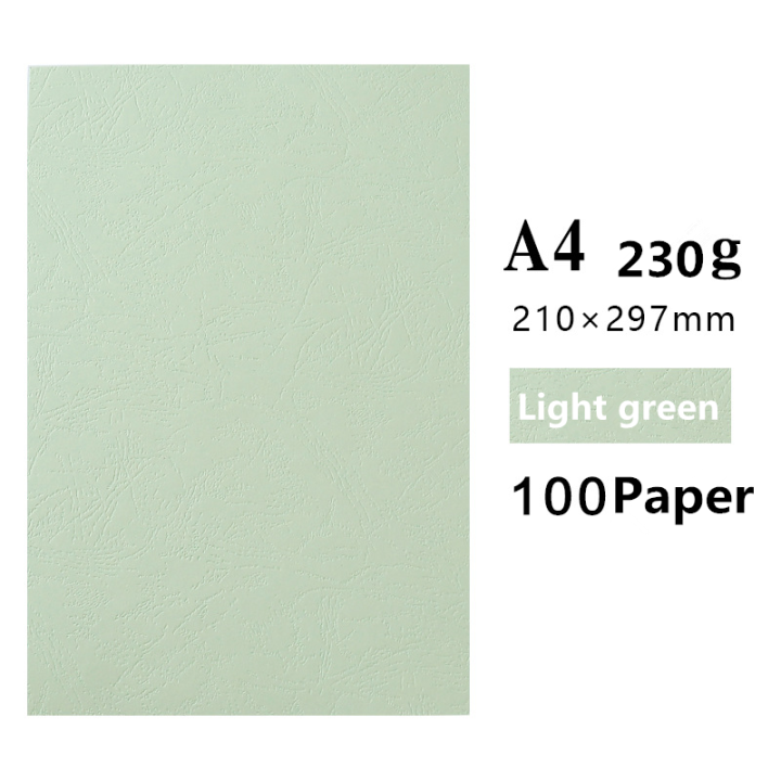 100 sheets A4 Paper Binding Cover Morocco Board 230 gsm Book Cover ...
