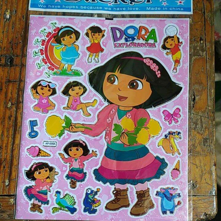 Stiker Sticker Laser Anak Karakter Dora The explorer | Lazada Indonesia
