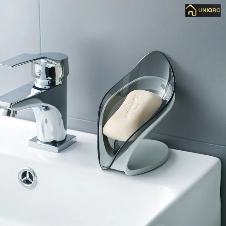 KM-002 Kotak sabun batang tempat sabun bentuk daun klasik minimalis ...