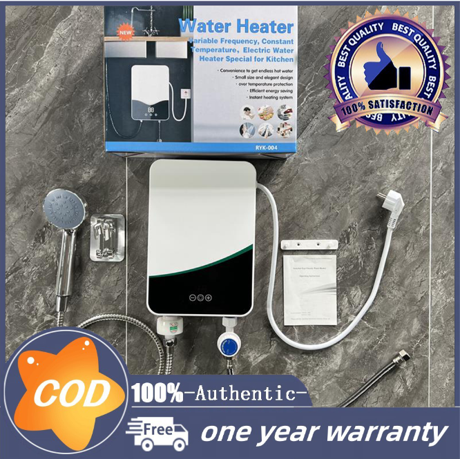 LED digital display home with shower kit water heater 5500W instant shower water heater 3 ...