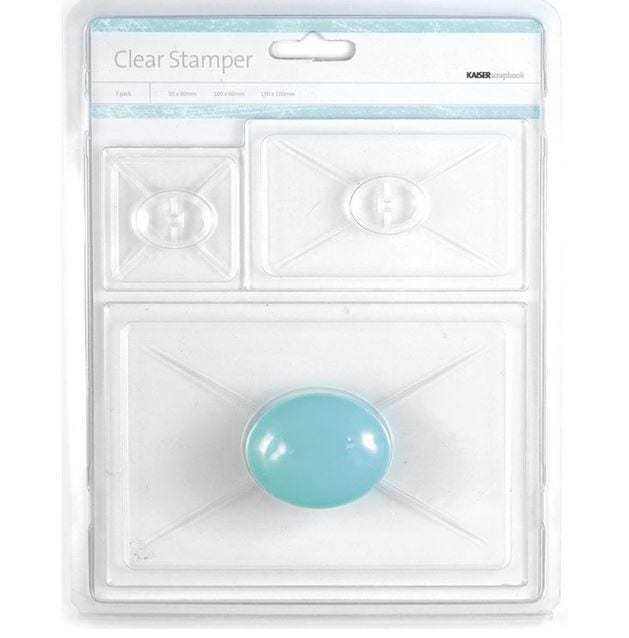 Kaisercraft Acrylic Block Clear Stamp Stamper 3/Pkg | Lazada PH