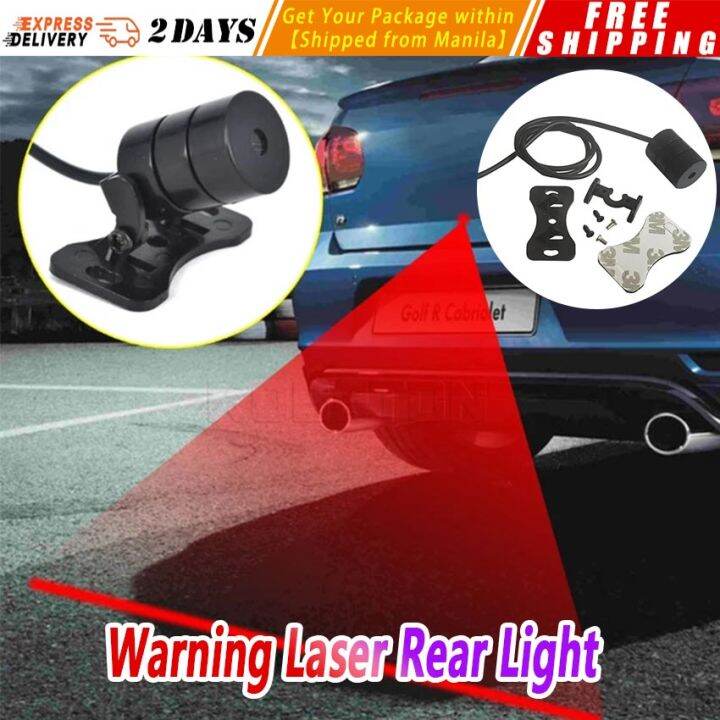 【Warning Laser Rear Light】Anti Collision Rear-end Car & Motorcycles Laser Tail Fog Light Auto ...