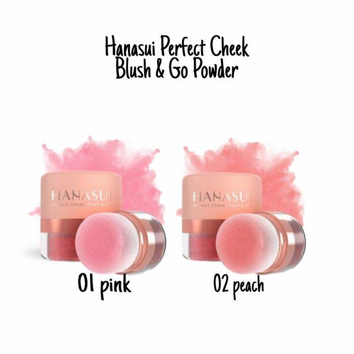Hanasui Perfect Cheek Blush & Go Powder | Lazada Indonesia