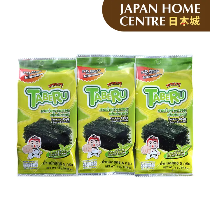 Taberu Roasted Korean Style Seaweed 5g*3 [Japan Home] | Lazada PH