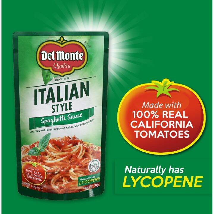 Del Monte Italian Style Spaghetti Sauce 250g. / 500g. / 1kg. | Lazada