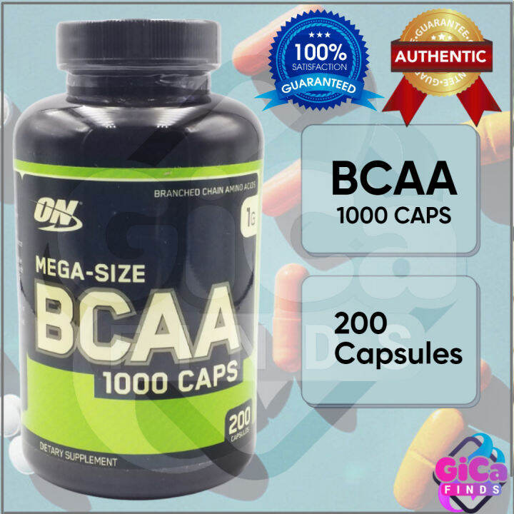 Optimum Nutrition BCAA 1000 500 mg 200 Capsules | Lazada PH