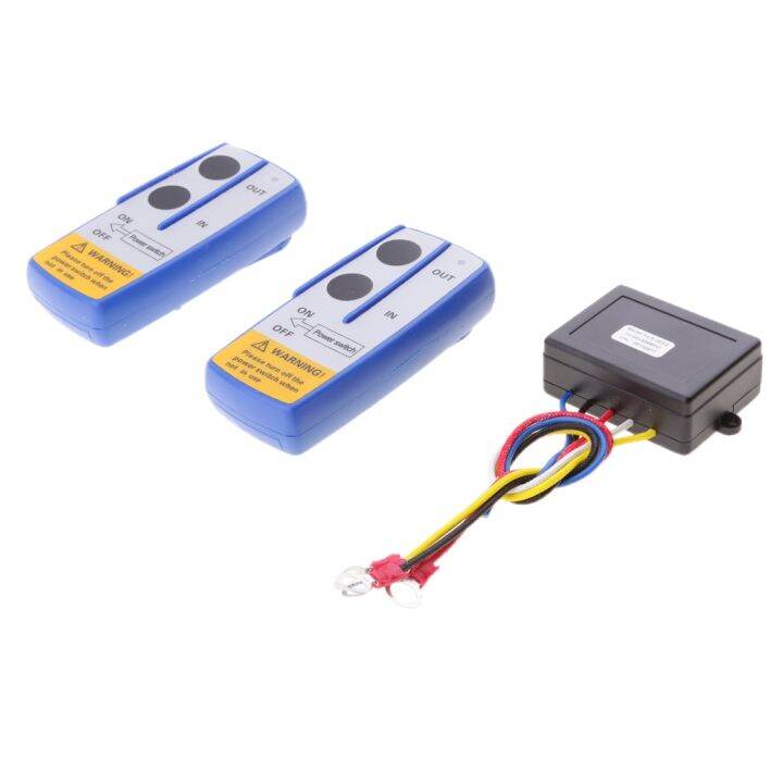 Recovery Wireless Winch Dual Remote Control 12V Handset Switch ...