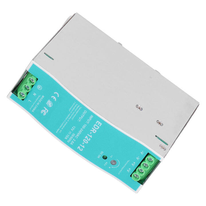 12V Rail Power Supply EDR-120-12 Industrial Rail Power Supply 10A 120W ...