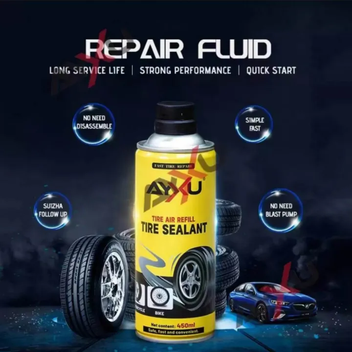 AYXU Tire Air Refill Tire Sealant 450ML | Lazada PH