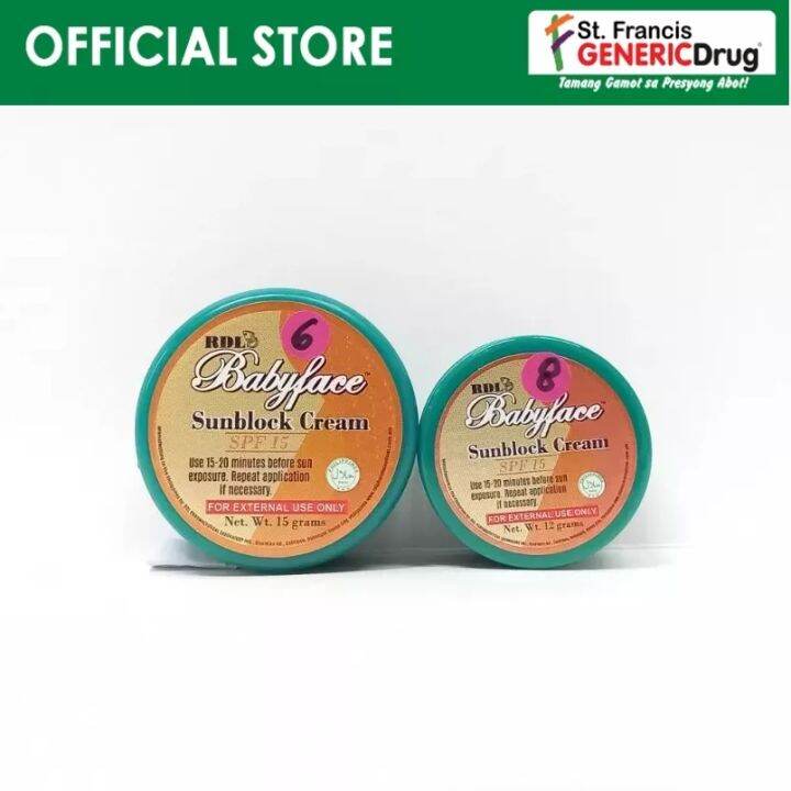 RDL Babyface™ Sunblock Cream SPF 15 | Lazada PH