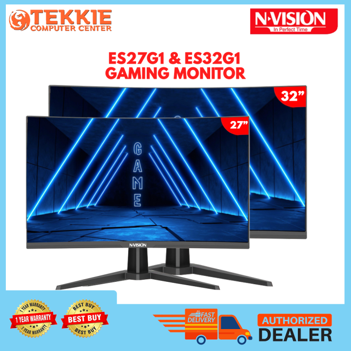 BRANDNEW NVISION ES27G1 & ES32G1 165Hz GAMING MONITORS | Lazada PH