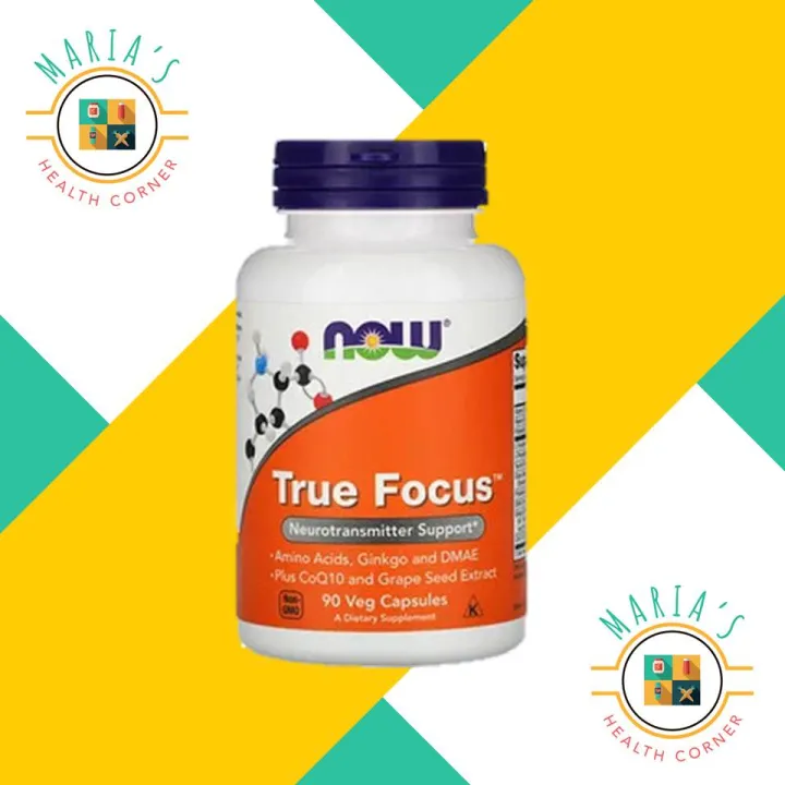 Now Foods, True Focus, 90 Veg Capsules. Expiry Date - Nov. 2024 | Lazada PH