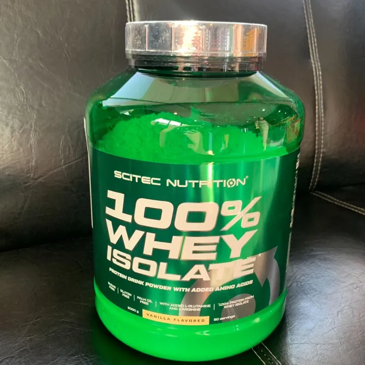 Scitec Nutrition 100% Whey Protein Isolate Vanilla 2000g. (เวย์โปรตีน ...
