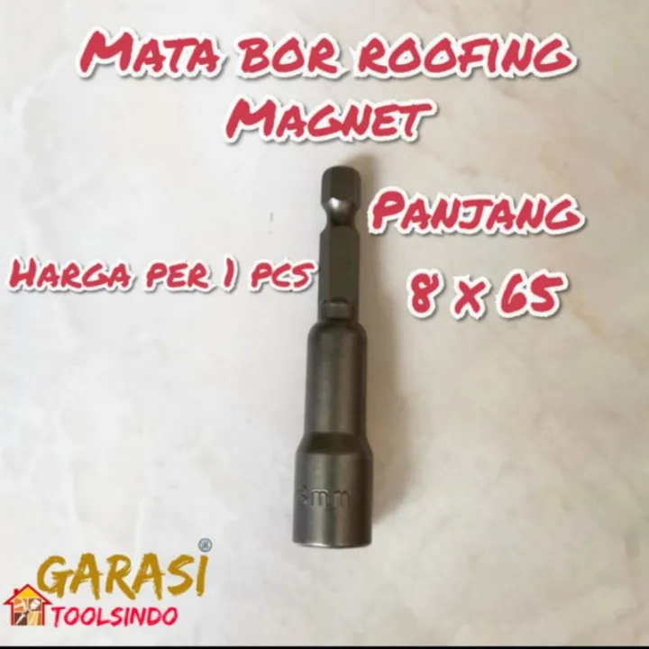 mata bor roofing 8x 65 mm mata baut baja ringan mata bor sok atap sock 8 mm | Lazada Indonesia