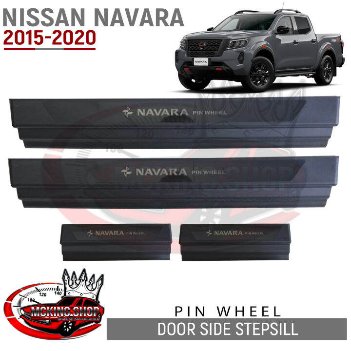 Nissan Navara Np300 2015-2020 PINWHEEL Door Side Step Sill / Scuff ...