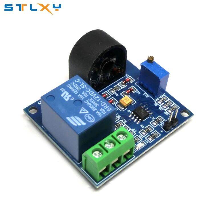 5A Overcurrent Protection Relay Module AC Current Detection Board 5V ...