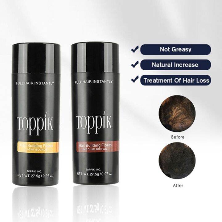 Toppik Natural Hair Increase Fiber Powder 27 5g Hair Loss Building