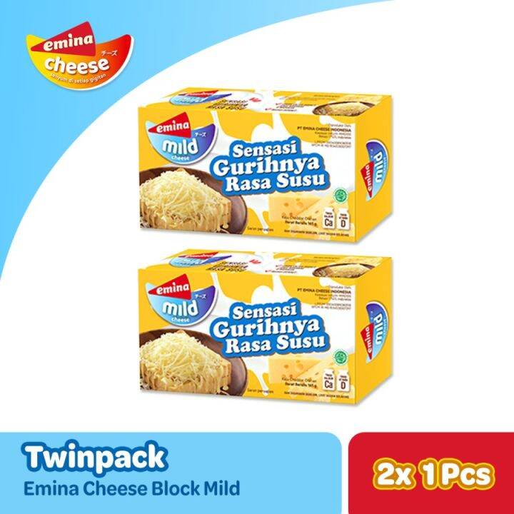 Twinpack Emina Cheese Block Mild 165gr | Lazada Indonesia
