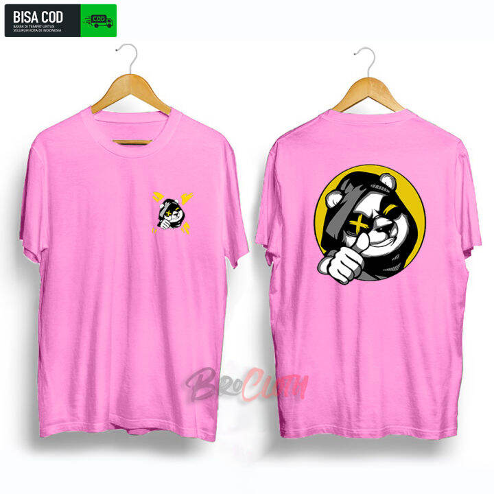 Kaos Baju Keren PANDA JEMPOL / KAOS BEAR X YELLOW Anime Distro Atasan ...