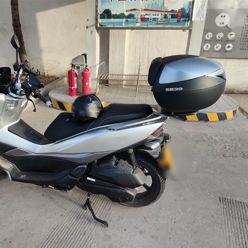 Universal Motorcycle 34L 39L 47L Rear Top Box Trunk Luggage Helmet ...