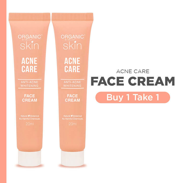 Organic Skin Japan Acne Care AntiAcne Whitening Face Cream (20ml each ...