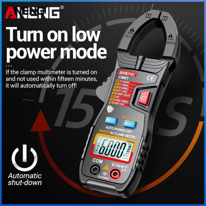 【ANENG】ANENG CM81 6000 Counts DC AC แรงดันไฟฟ้า Auto Range NCV ...