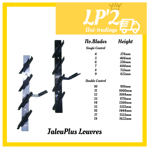 Aluminum Jalouplus Frame / JolouPlus Louvres / Aluminum JalouPlus ...