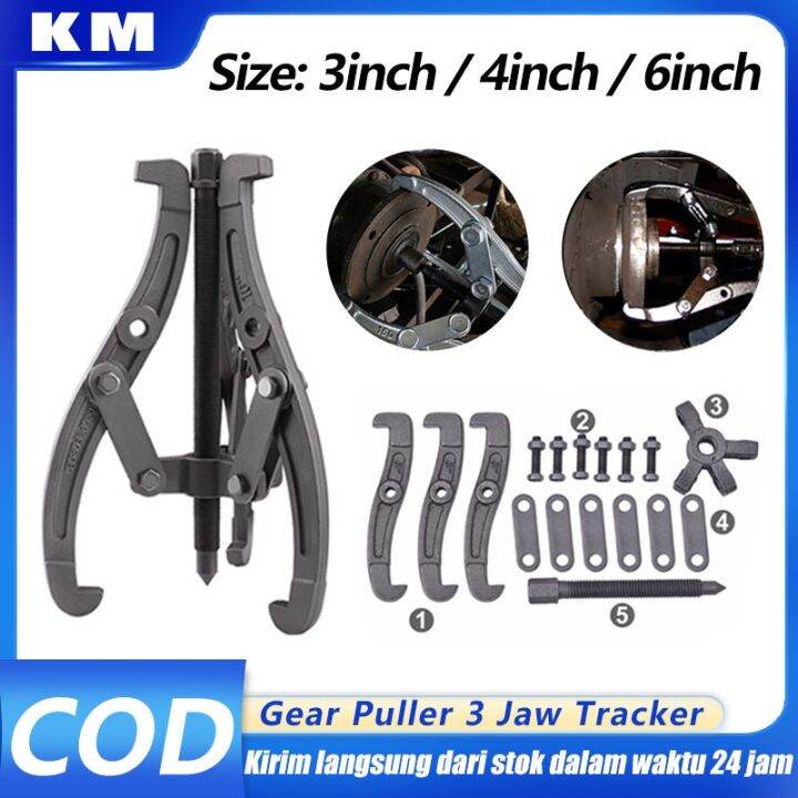 3 Jaw Bearing Puller Treker 3 Kaki 6/4/3 Inch Gear Puller 3 Jaw Tracker ...